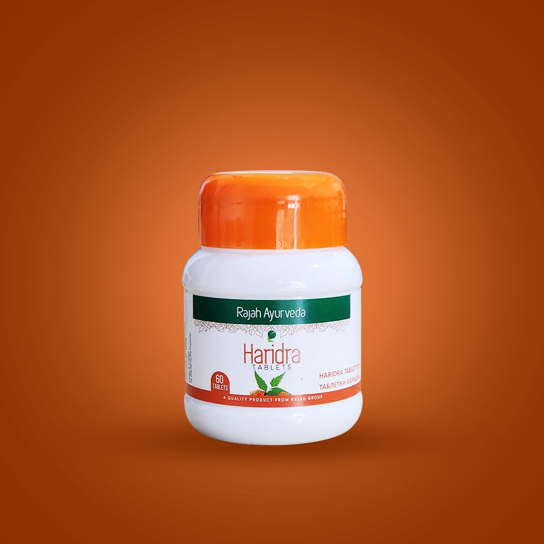 Buy Haridra Tablets Online at Low Prices - Indian Store – Rajah Ayurveda